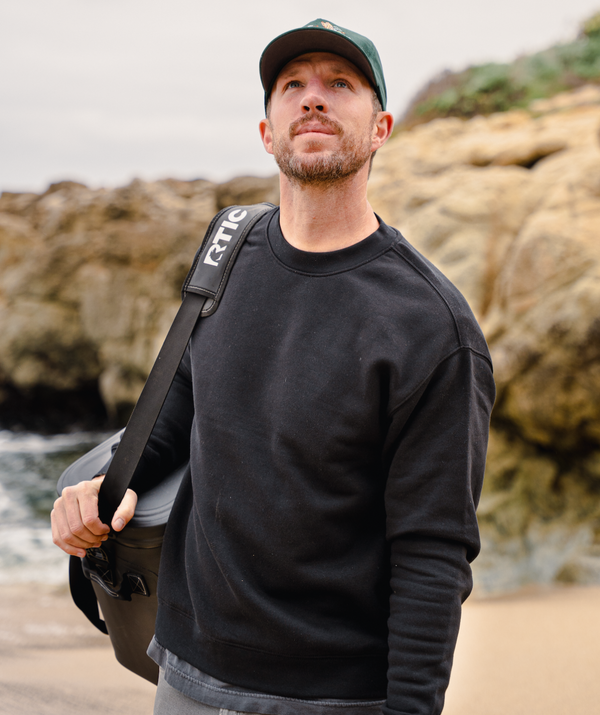 Carmel Crew - Black (Men's Fit) - W/GOOD CO.