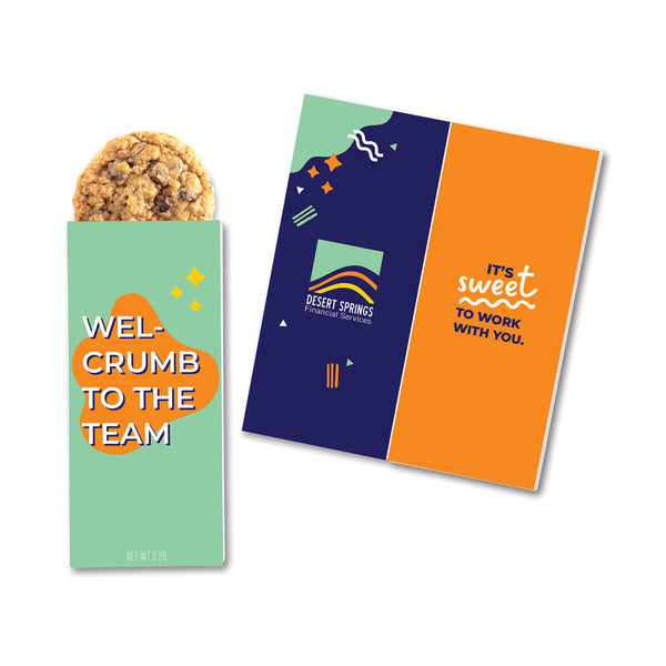Full-Color Custom Sweeter Cards with Oatmeal Raisin Cookies - W/GOOD CO.